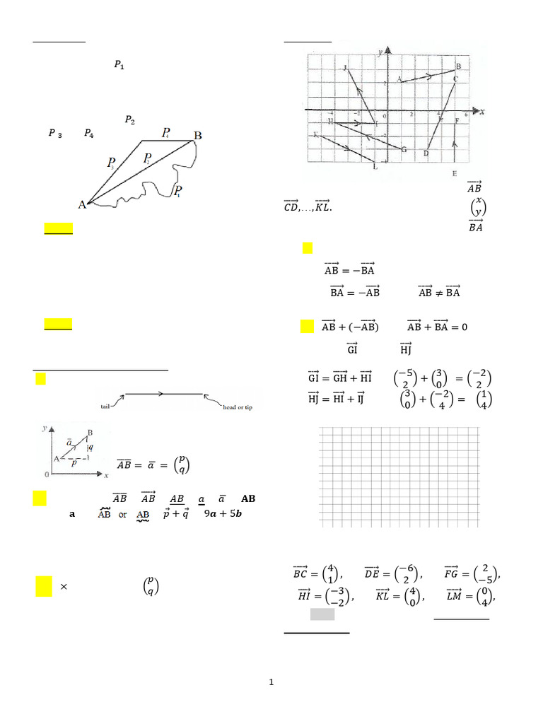 Vectors O Win | PDF | Euclidean Vector | Line (Geometry)