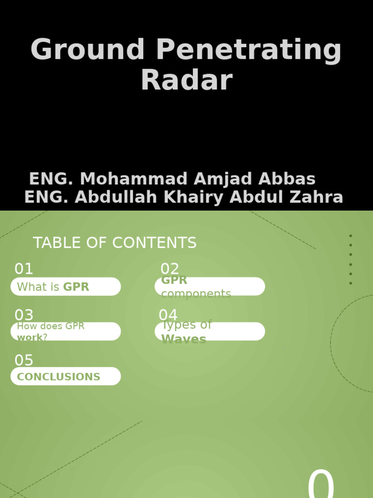 Ground Penetrating Radar | PDF
