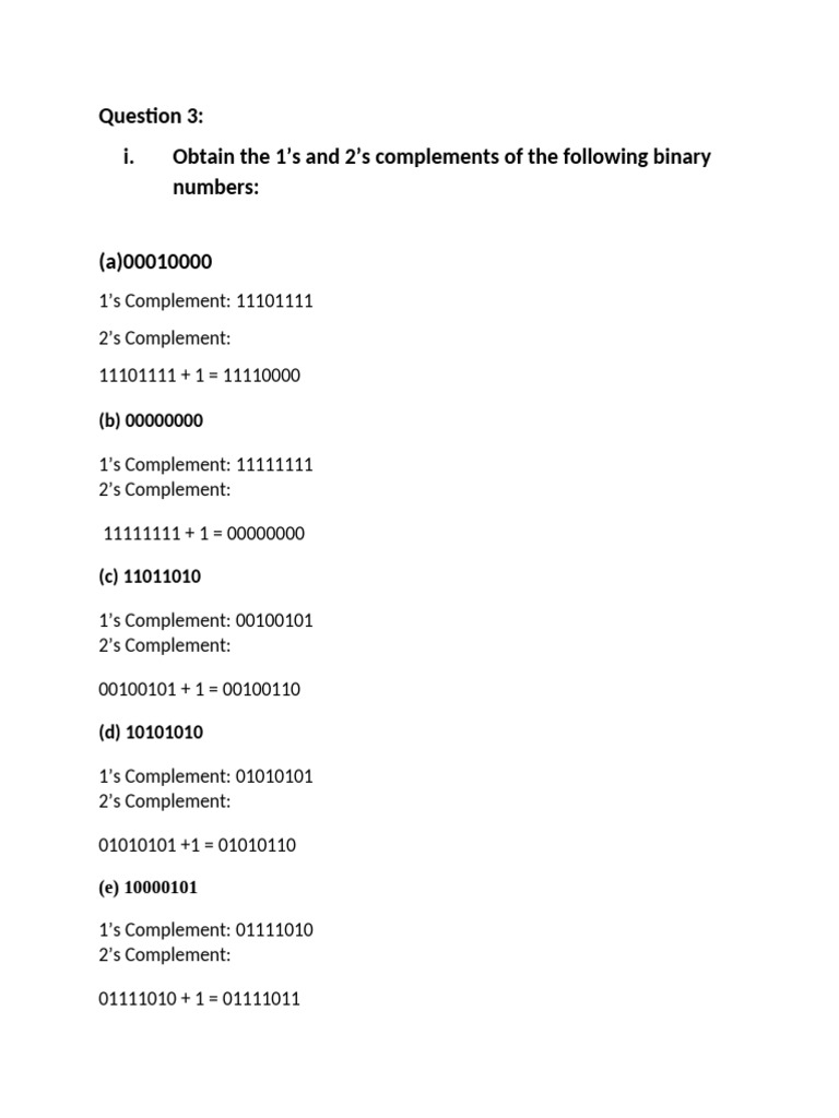 Question 3 Part I Ii Pdf