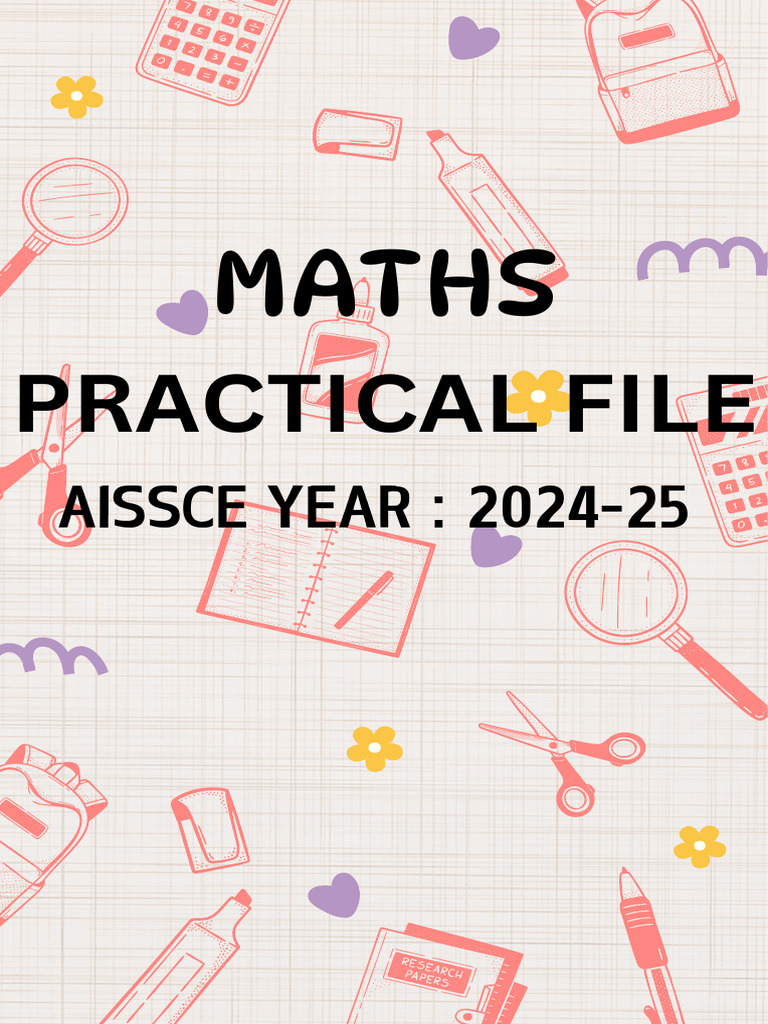 Maths Practical File | PDF