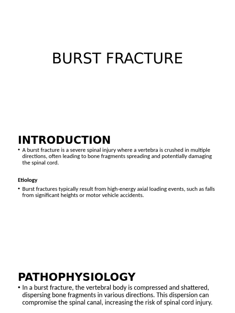 BURST # | PDF | Physical Therapy | Spinal Cord Injury