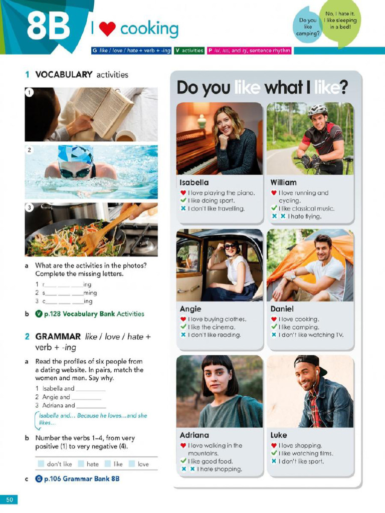 1 - English-File-Beginner Hobbies | PDF