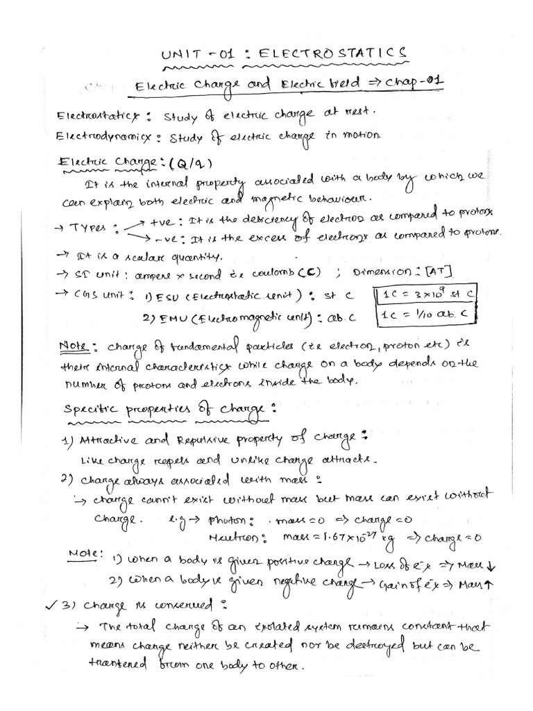 Chap-1 Complete Notes | PDF
