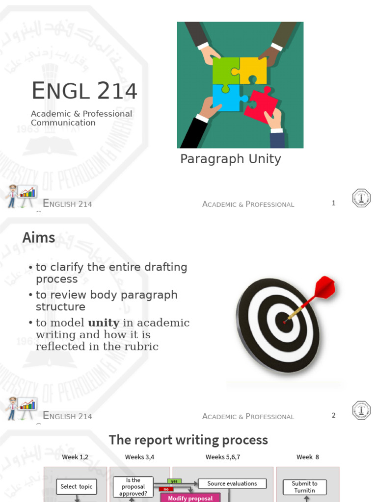 ENGL 214: Drafting & Paragraph Unity | PDF | Bullying | Teachers