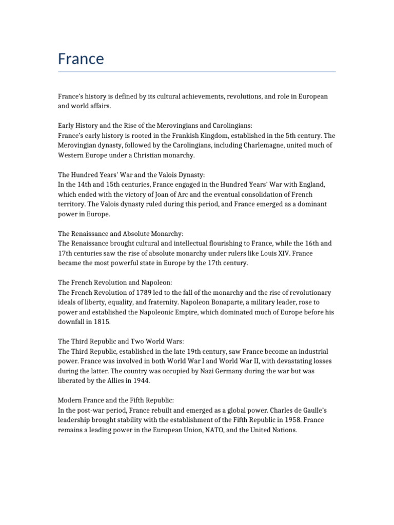 History of France | PDF