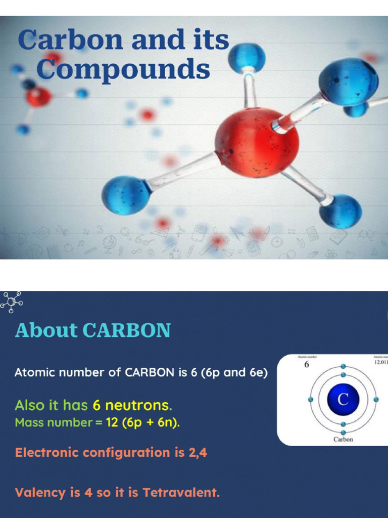 Carbon and Its Compounds | PDF