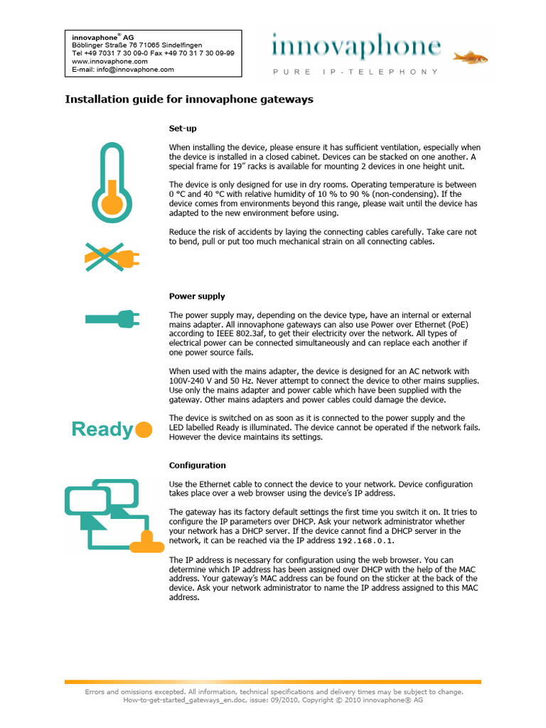 How To Get Started - Gateways - en | PDF | Computer Network | Ip Address