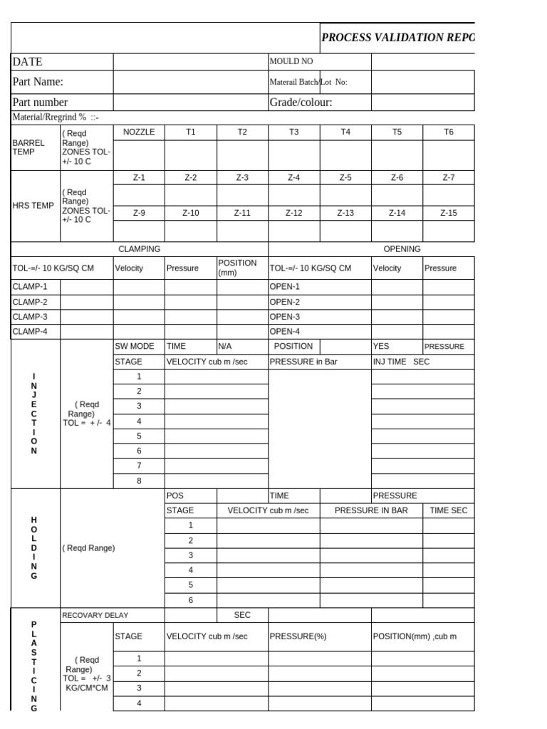 Process Validation Report | PDF