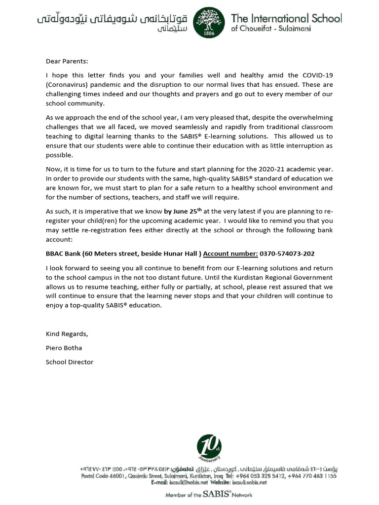 ISC-Suli T1 Installments-June 2021 2 | PDF