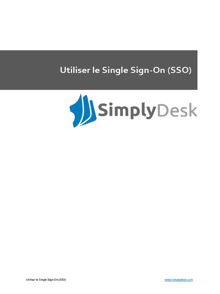 Configuration du Single Sign-On (SSO) | PDF | Serveur (Informatique ...