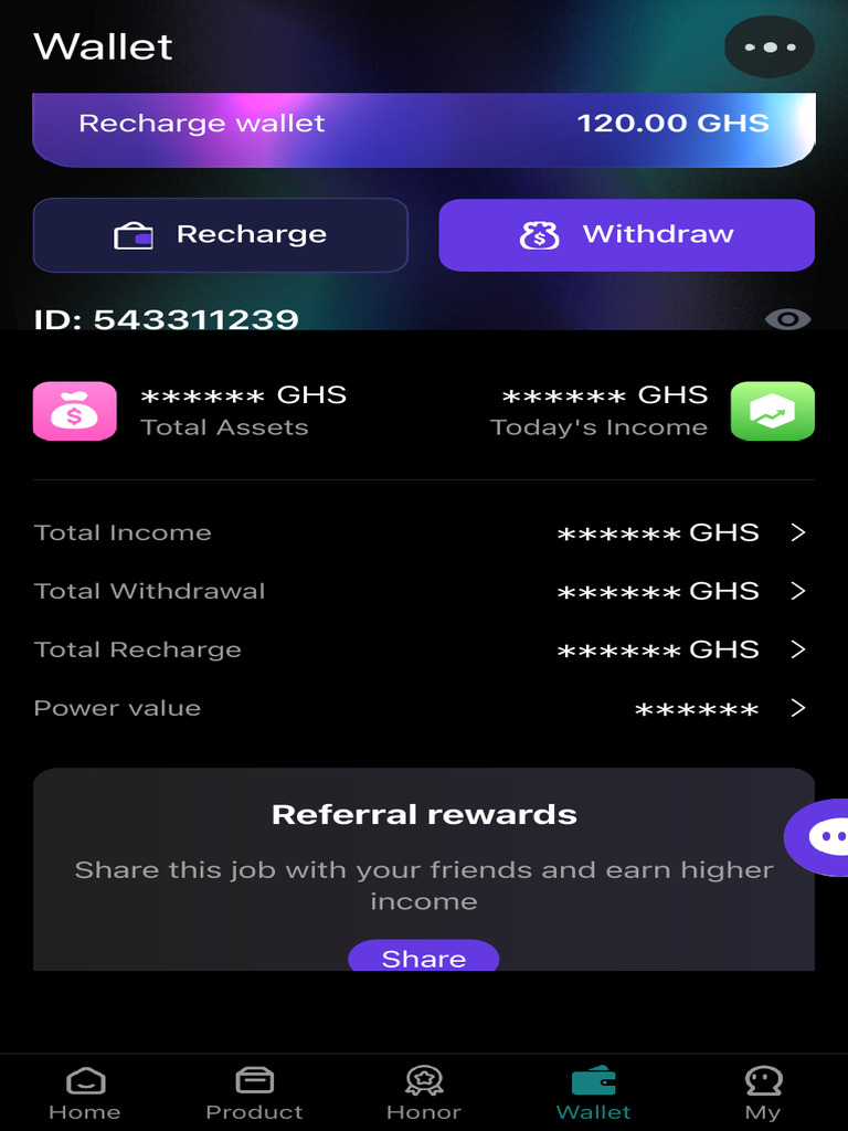 Wallet Recharge and Income Summary | PDF