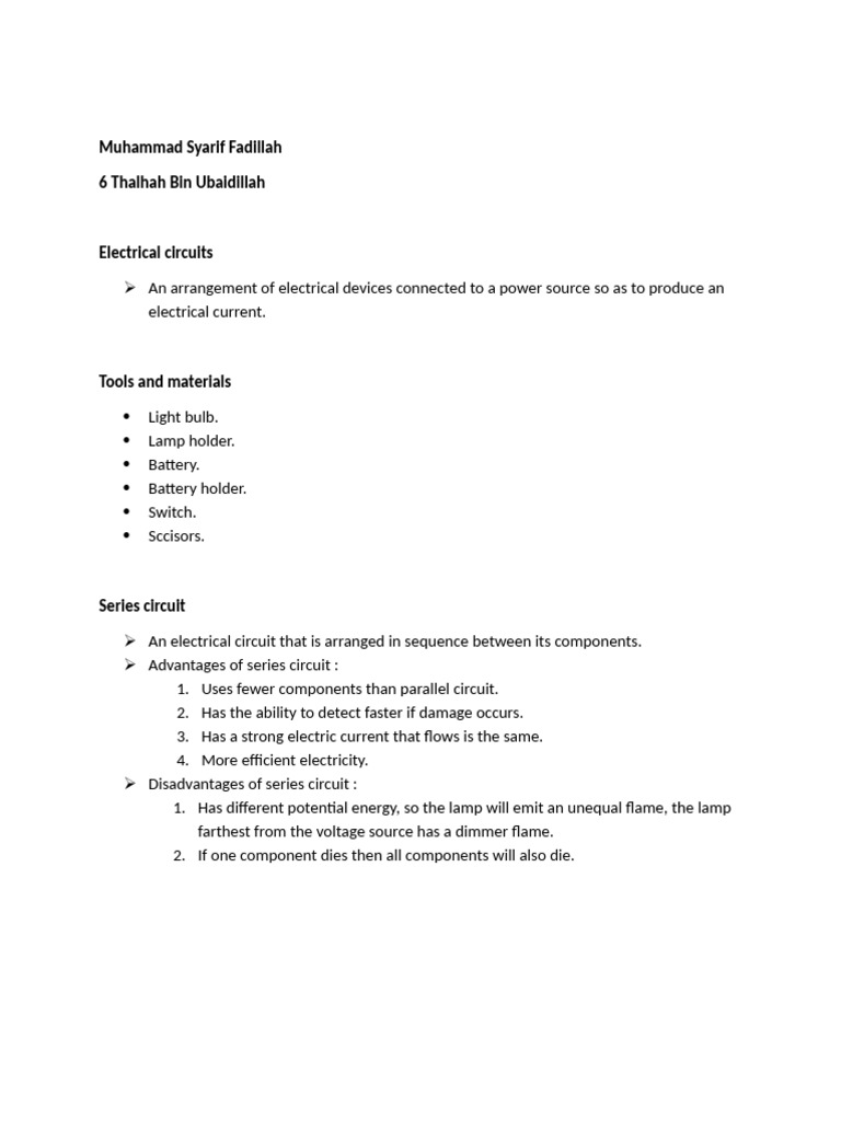 Building Electrical Circuits Guide | PDF