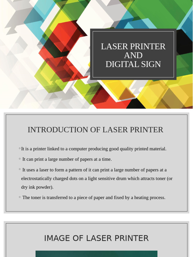 Laser Printer | PDF