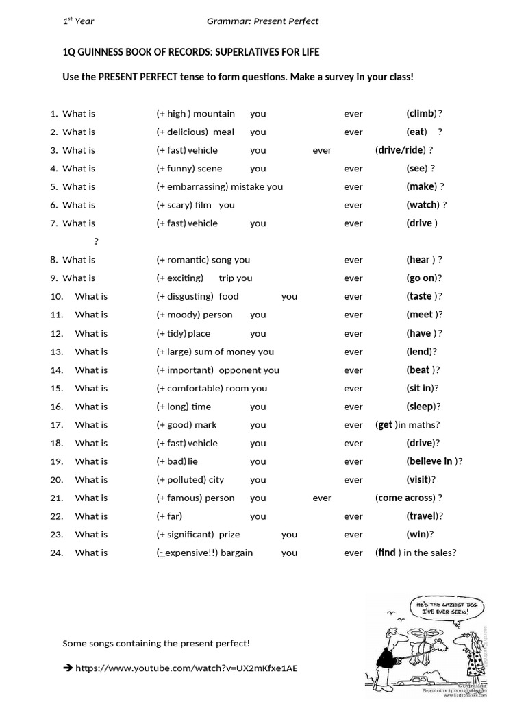1q Guinness Book of Records | PDF | Linguistics | Grammar