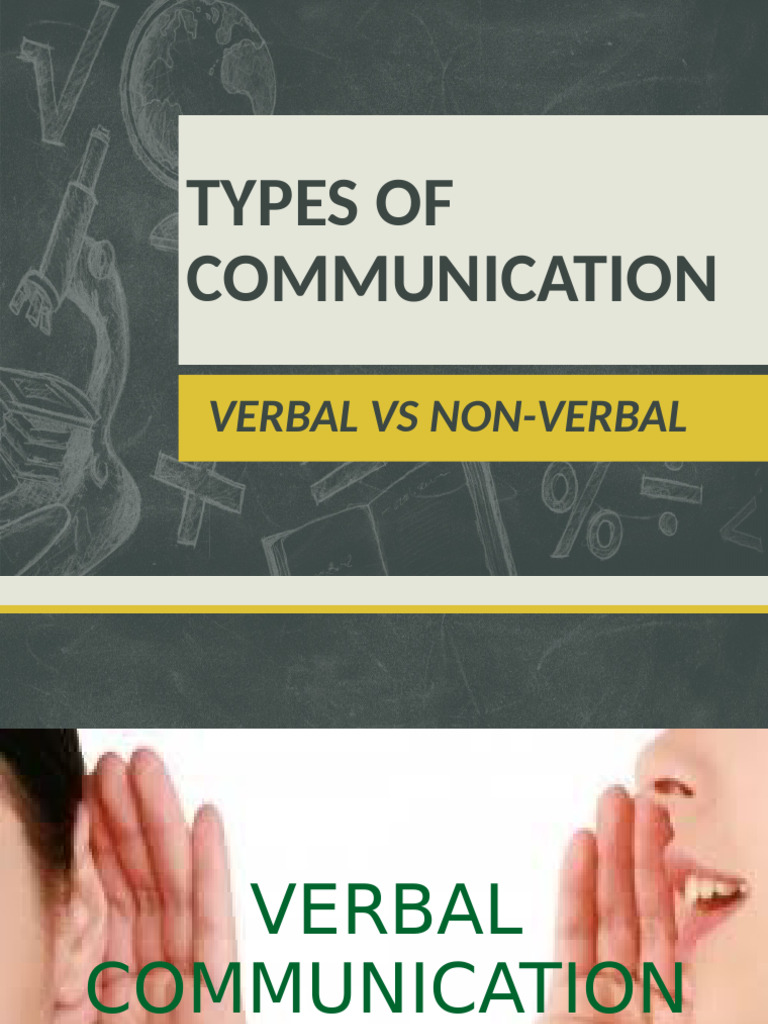 Lesson 1 Types of Communication | PDF | Communication | Nonverbal ...