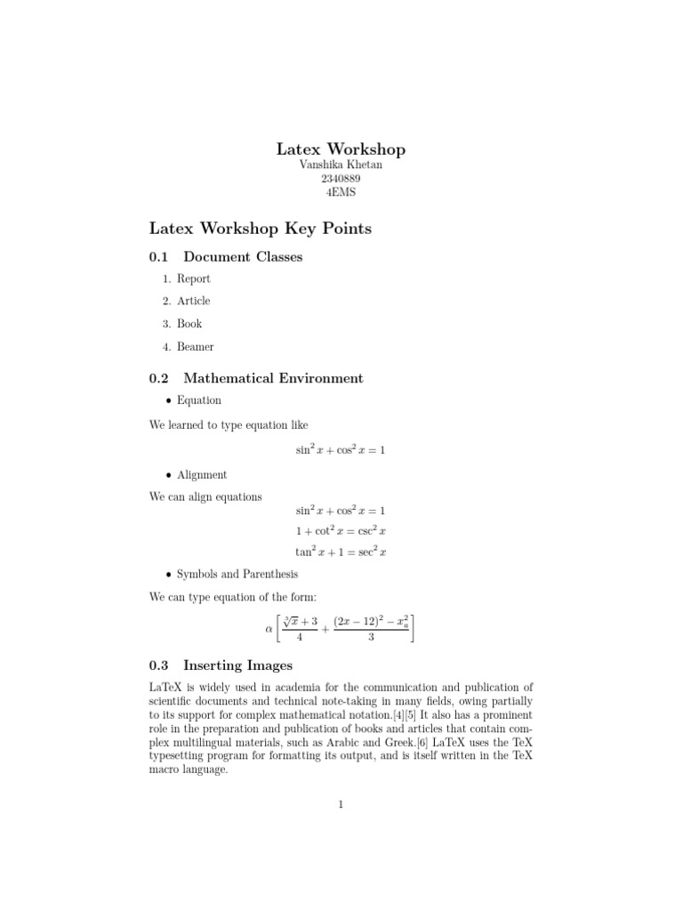 Latex Assignment | PDF | Written Communication | Text