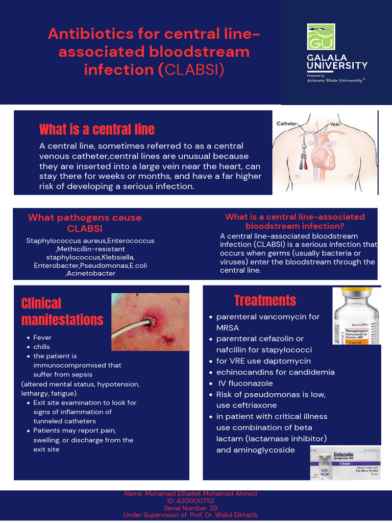 CLABSI | PDF | Human Diseases And Disorders | Medical Specialties