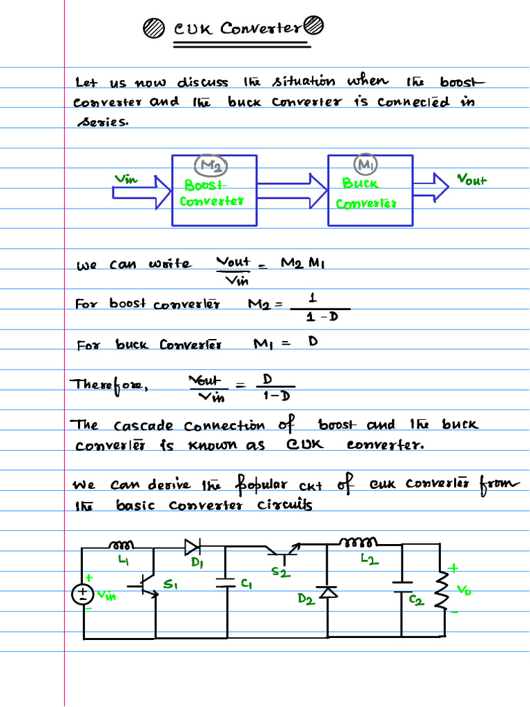 CUK Converter | PDF