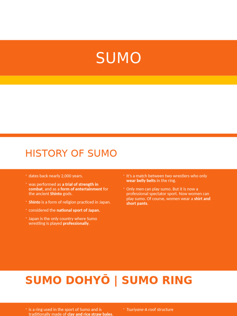 Sumo Wrestling: History, Rules, and Techniques | PDF | Individual Sports