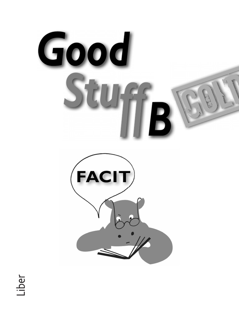 Good Stuff Gold B FACIT Workbook | PDF | Foods | Cuisine