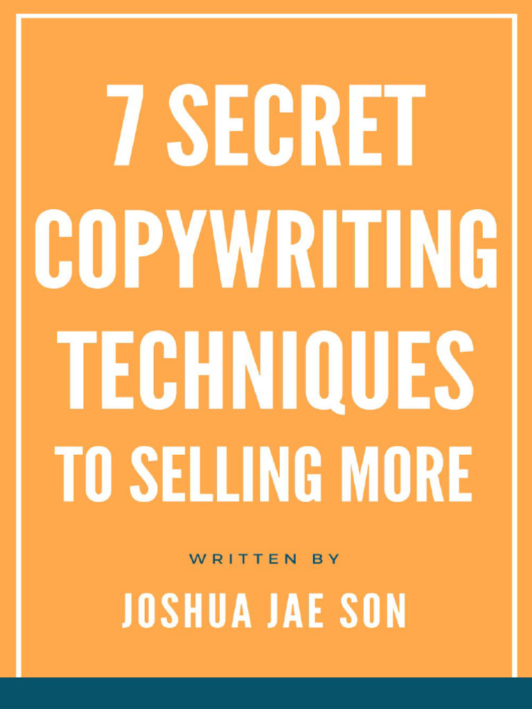 7 Secret Copywriting Techniques To Sell More | PDF | Copyright