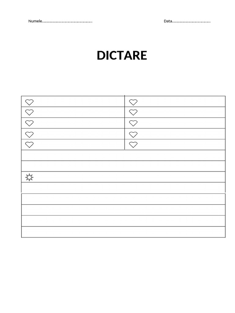 Dictare Transcriere Liniatura | PDF