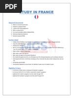 VFS France Visa Document Checklist | PDF | Receipt | Travel Visa
