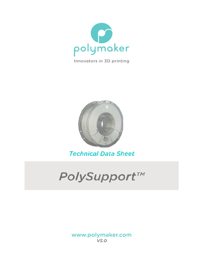 PolySupport TDS V5.1 | PDF | Temperature | Mechanical Engineering