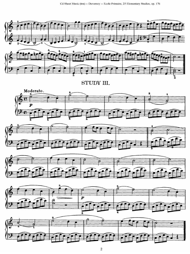 Estudio. Duvernoy 3 | PDF