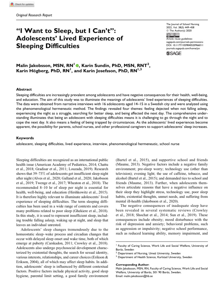 Full Text 01 | PDF | Sleep | Sleep Deprivation
