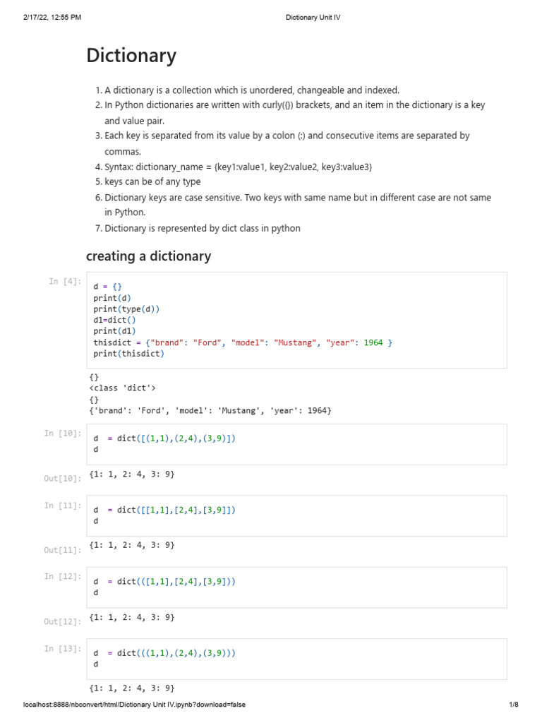 Dictionary Unit IV | PDF | Computing | Software Engineering