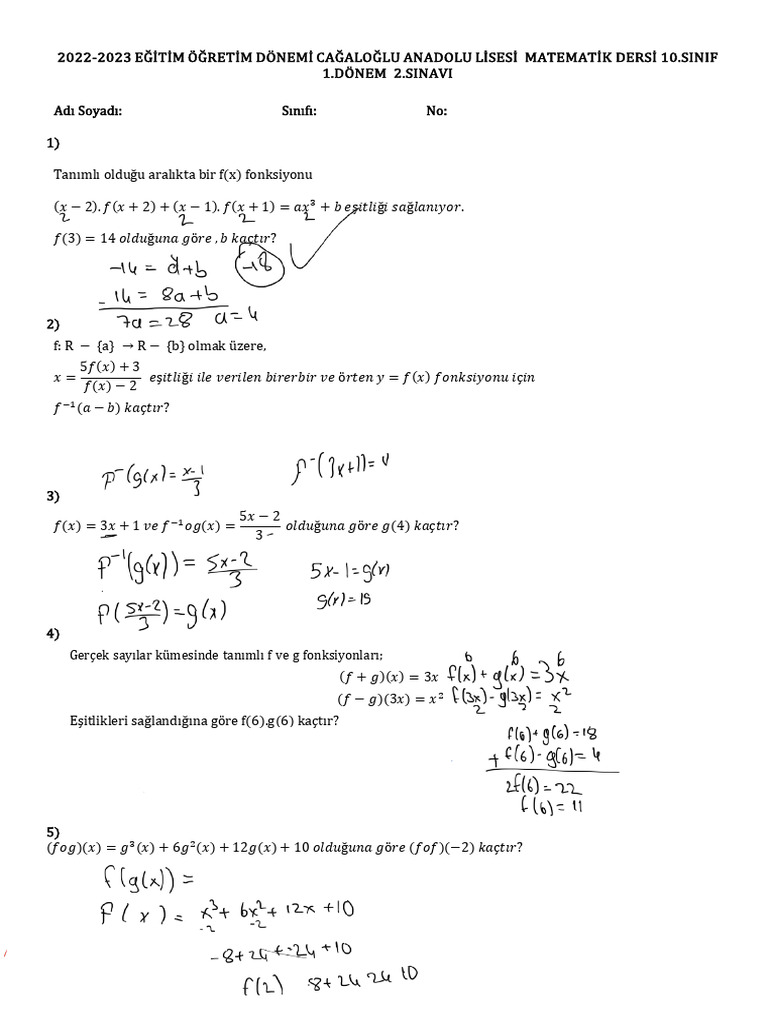 10 Sınıf-1 - 230106 - 104152 | PDF