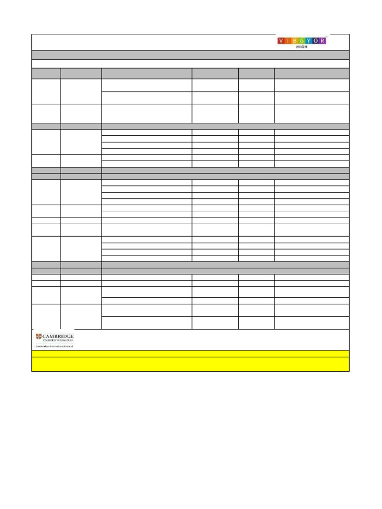 Annexure I. A. 5 VH - Grade Pre Ig - Term 2 - Exam Timetable - Ay 24 25 | PDF