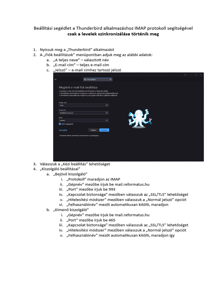 Thunderbird IMAP Windows | PDF