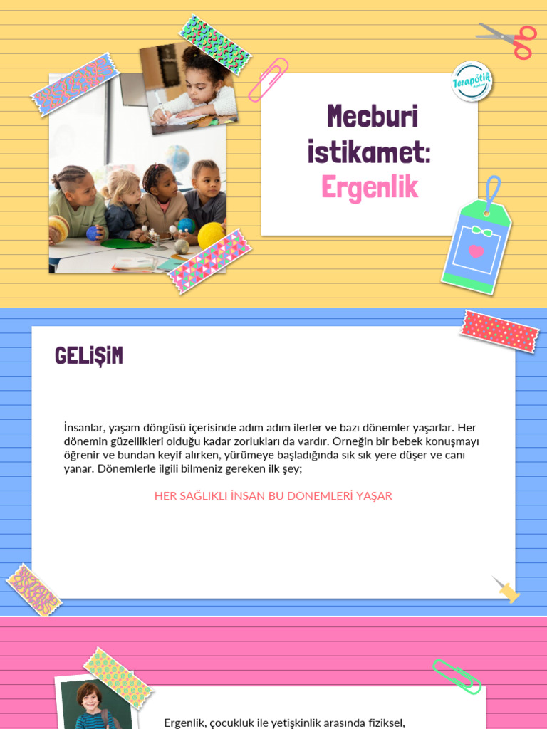 Mecburi İstikamet Ergenlik Seminer Sunumu | PDF