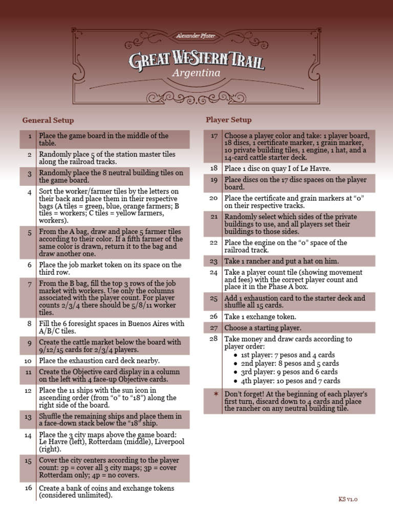 GWT_Arg_Setup_Guide_v1.0 | PDF | Card Games | Games Of Chance