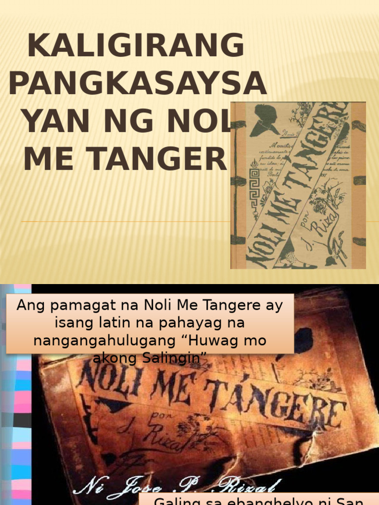 1 Noli - Kaligirang Pangkasaysayan | PDF