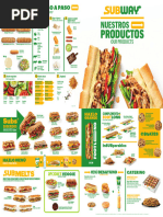 Subway Menu | PDF | Menu | Salad