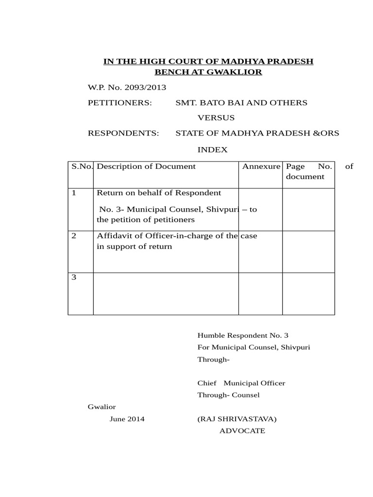 Smt. Bato Bai vs. State of Madhya Pradesh | PDF | Public Law | Justice
