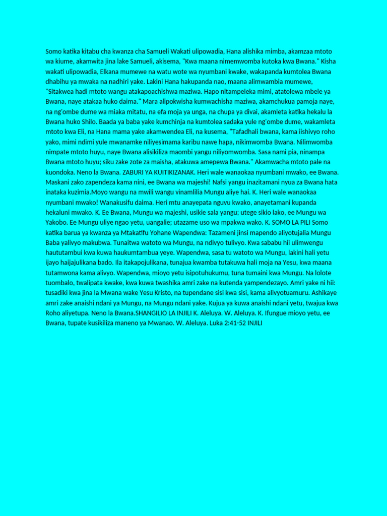 Somo Katika kit-WPS Office | PDF