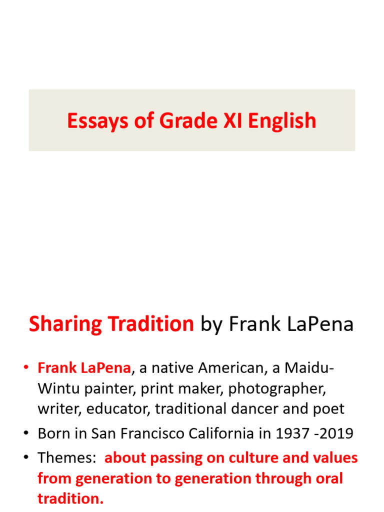 Importance of Oral Tradition in Culture | PDF | Traditions | Oral Tradition
