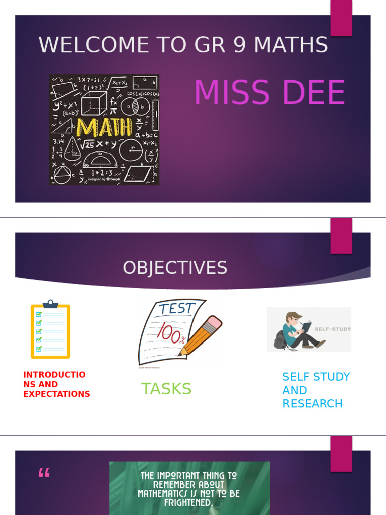 Grade 9 Maths Course Overview | PDF