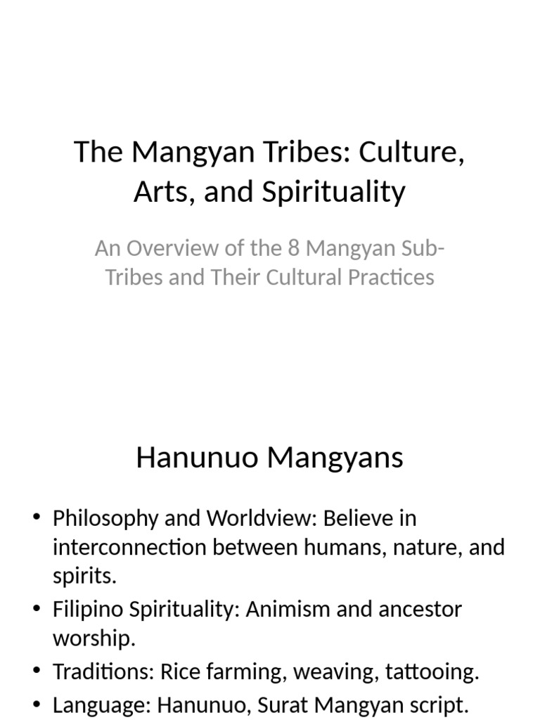 Mangyan Tribes: Culture and Arts Overview | PDF | Basket Weaving