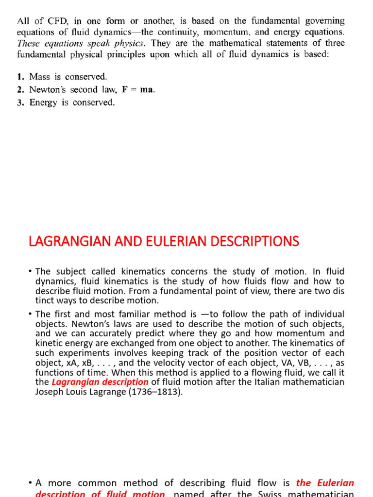 Unit 2 2 Continuity Equation | PDF | Continuum Mechanics | Lagrangian Mechanics