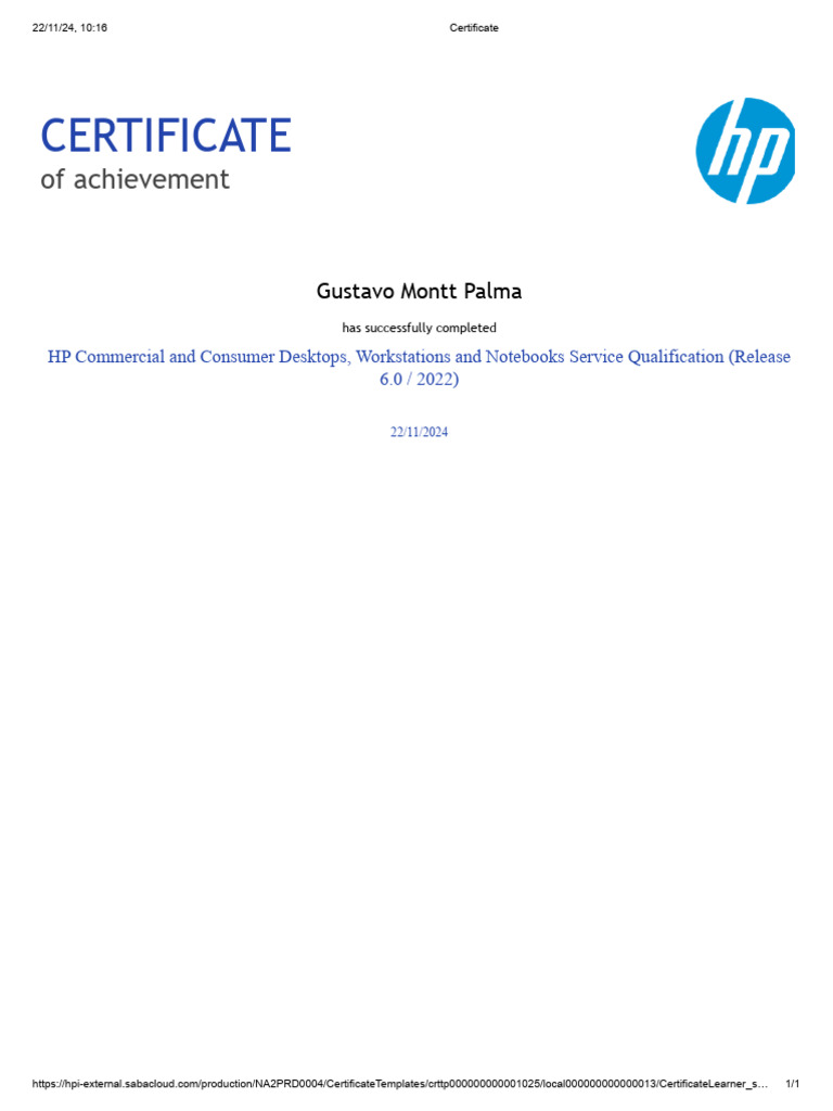 Certif i Ac i on Pc Notebooks | PDF