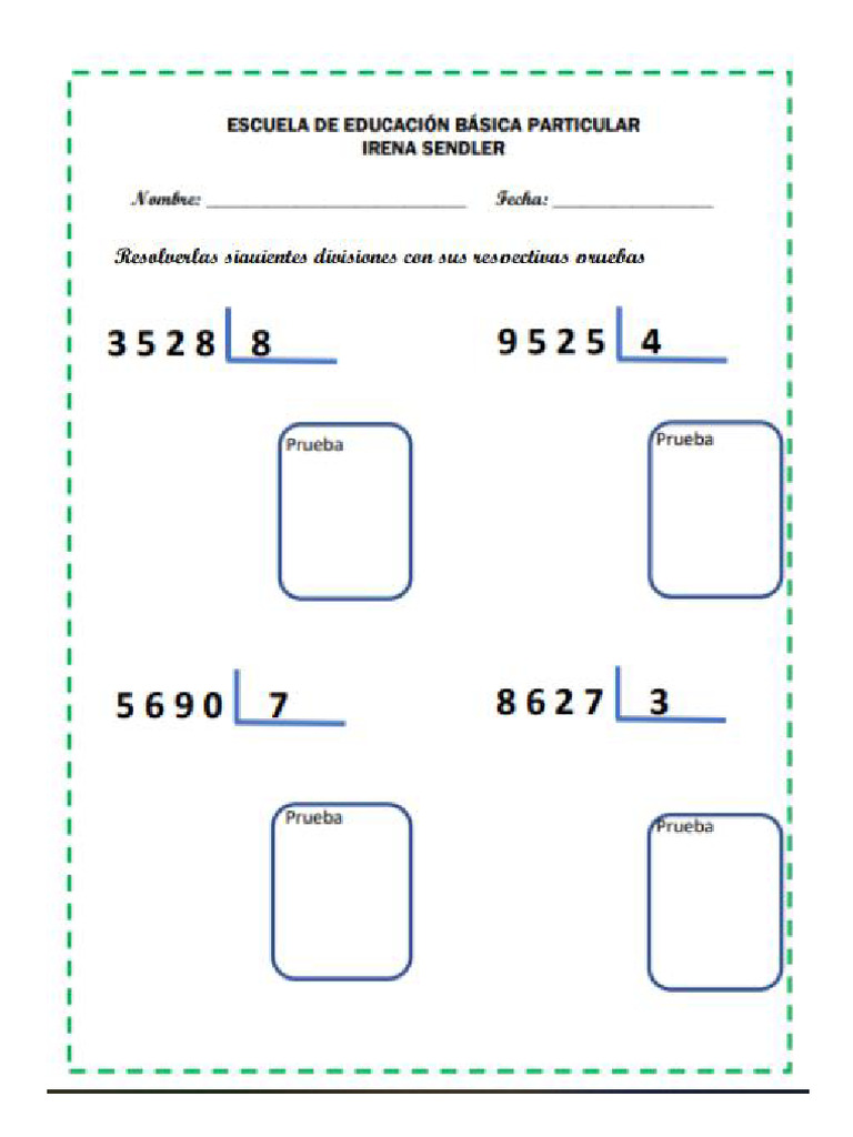 Tarea de Divisiones 14 01 2025 | PDF