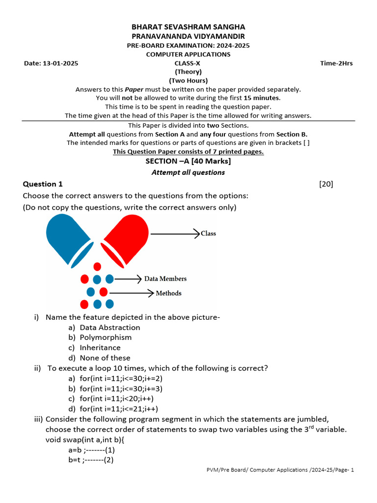 CTA Practice Paper 5 | PDF | Computer Engineering | Programming Paradigms