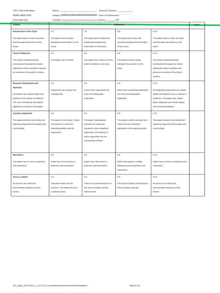 Ella Position Paper | PDF | Thesis | Argument