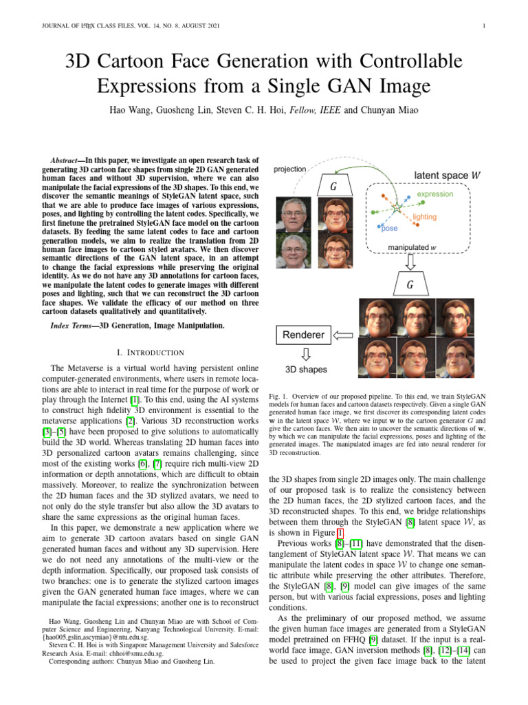 2207.14425v1 | PDF | 3 D Computer Graphics | Rendering (Computer Graphics)