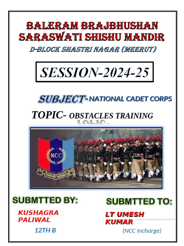NCC Front Page | PDF
